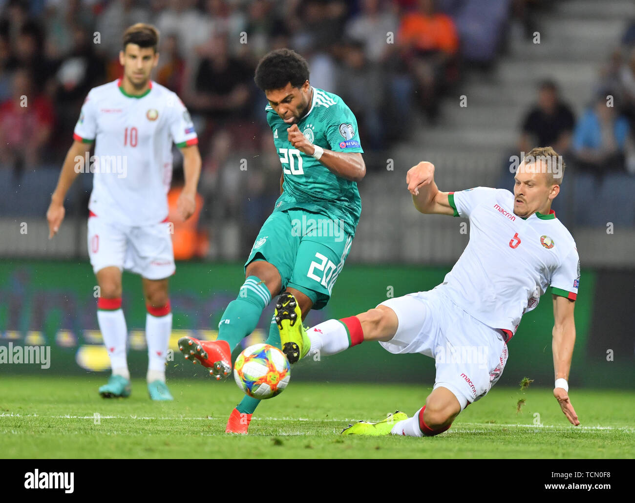 Borissow, Belarus. 08th June, 2019. Football: European Championship ...