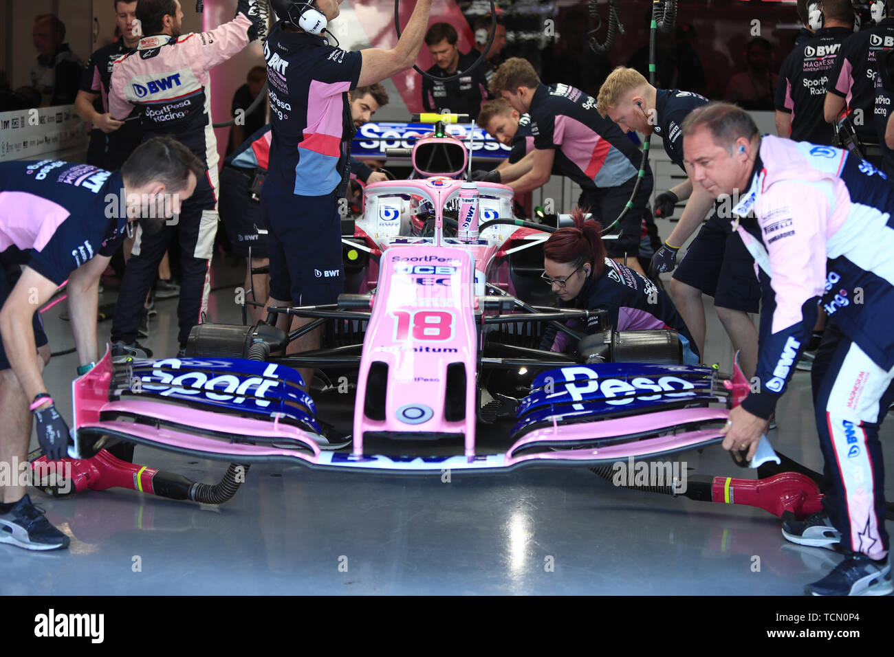 8th June 2019, Circuit Gilles Villeneuve, Montreal, Quebec, Canada ...