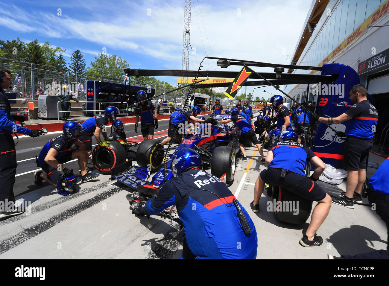 8th June 2019, Circuit Gilles Villeneuve, Montreal, Quebec, Canada ...