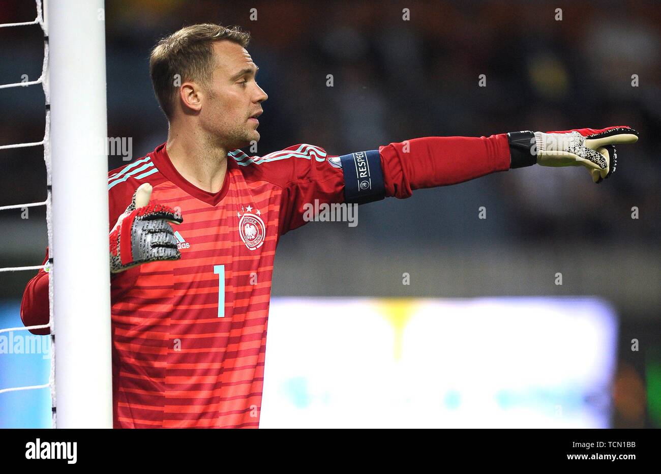 Borisov, Weissrussland. 08th June, 2019. firo: 08.06.2019 Football ...