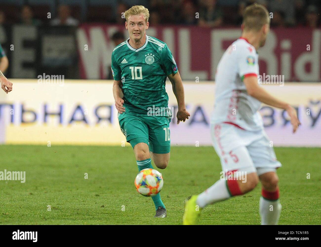 Borisov, Weissrussland. 08th June, 2019. firo: 08.06.2019 Football ...