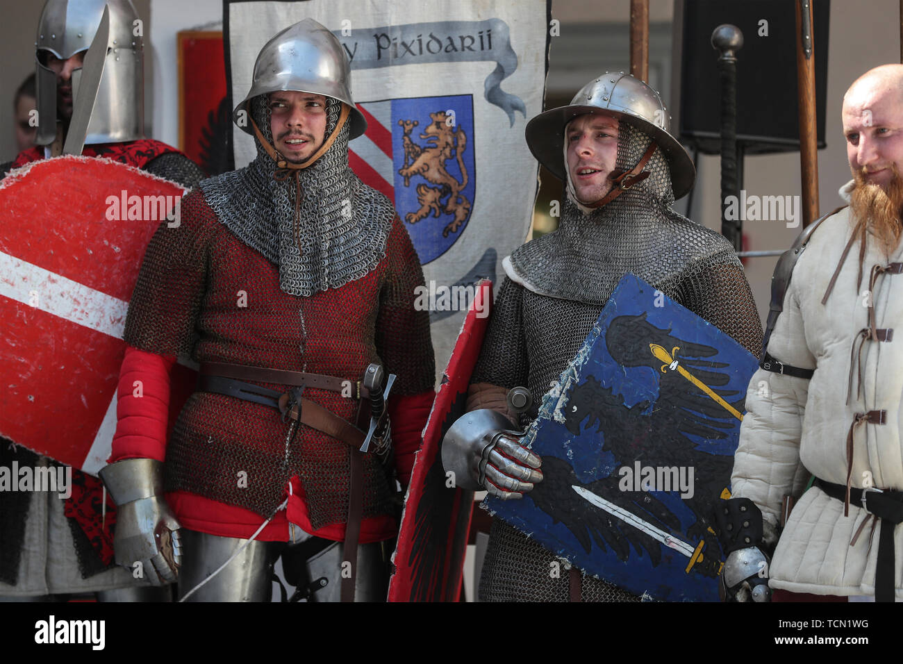 Gornja Stubica, Croatia. 8th June, 2019. People participate in the ...
