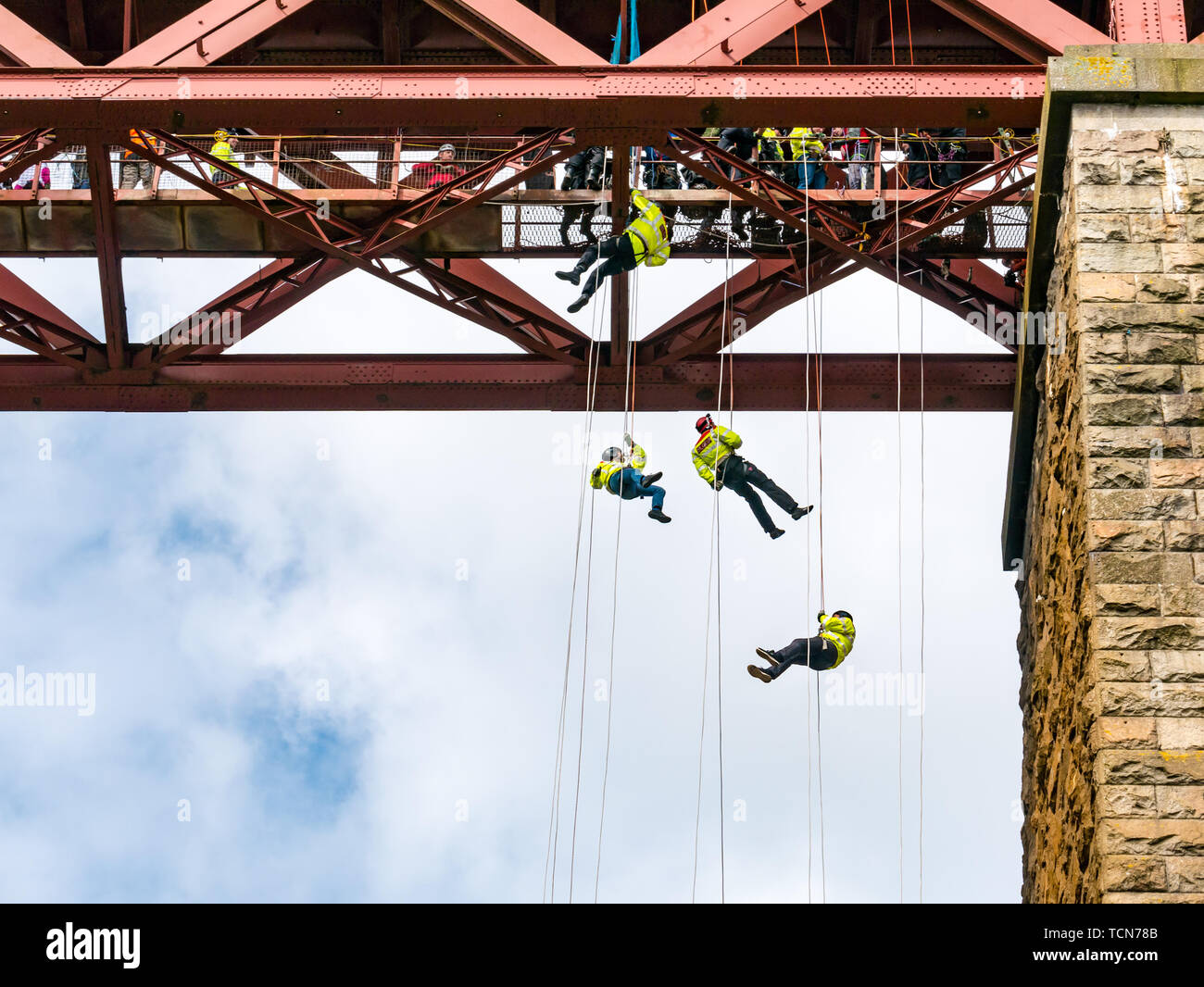 Charity abseiling hi-res stock photography and images - Alamy