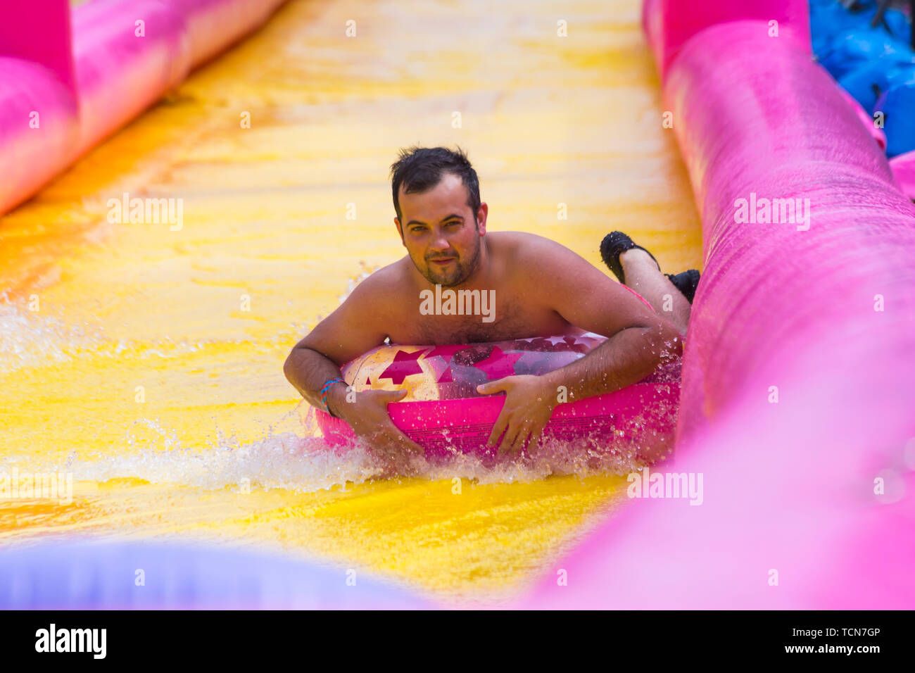 Giant waterslide hi-res stock photography and images - Alamy