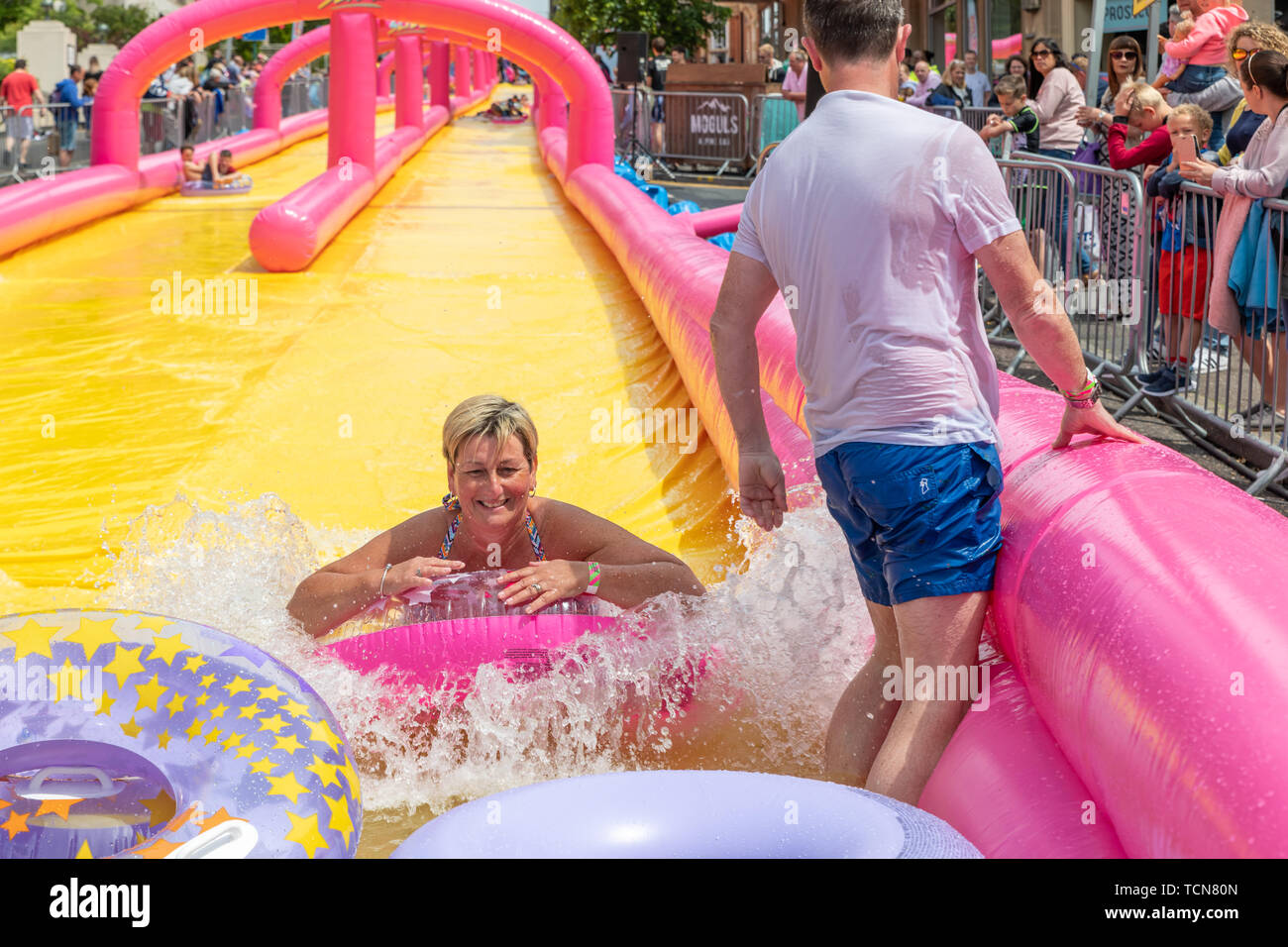 Water slide bournemouth hi-res stock photography and images - Alamy