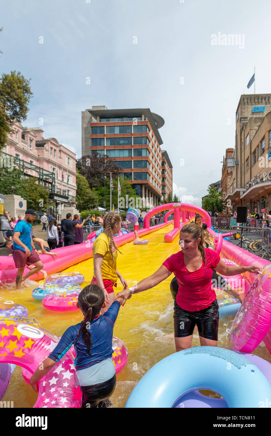 Water slide bournemouth hi-res stock photography and images - Alamy