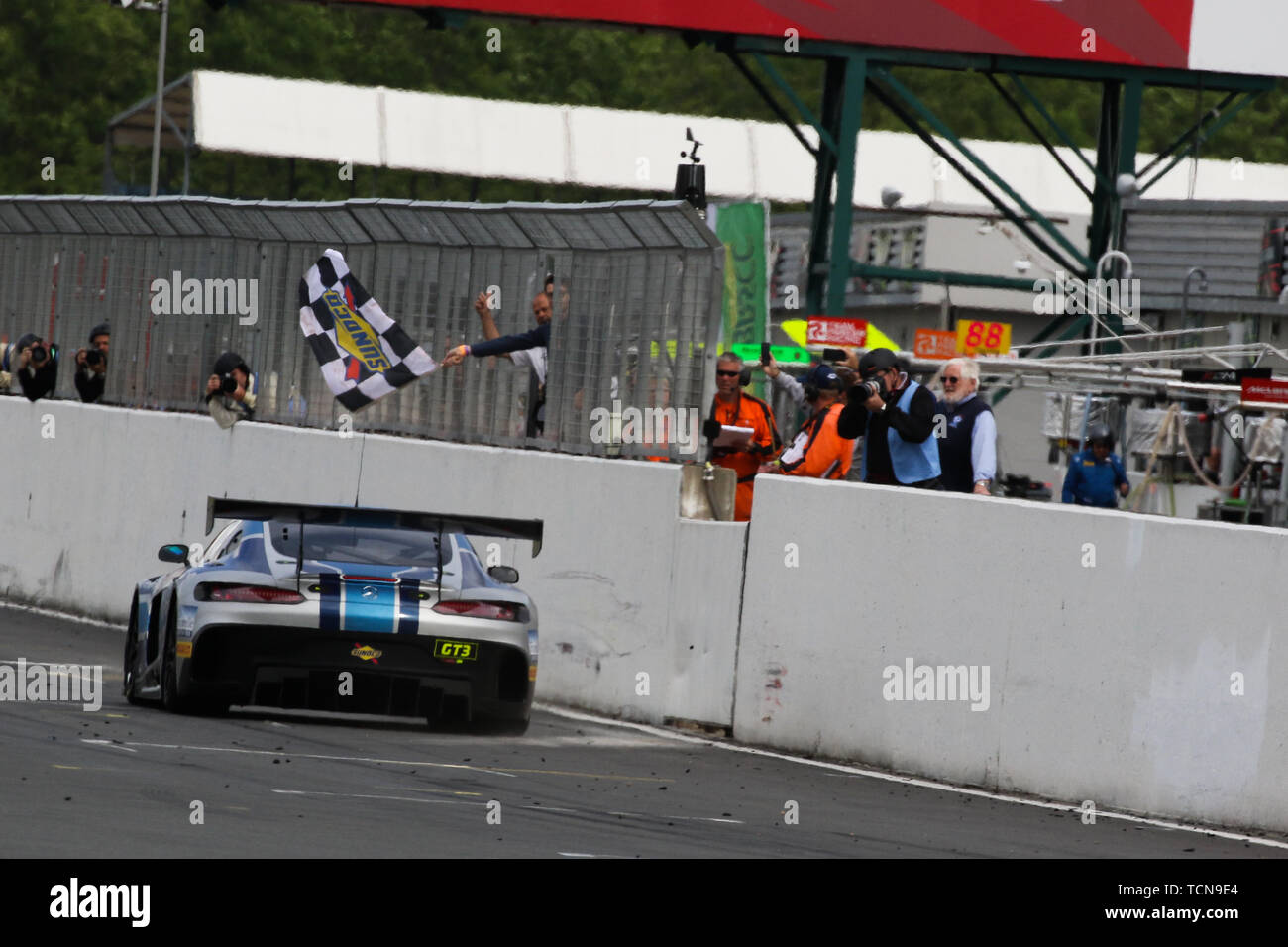 Silverstone flag hi-res stock photography and images - Alamy