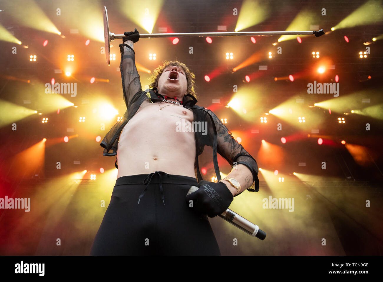 Nuremberg, Germany. 09th June, 2019. Matt Shultz, singer of the US ...