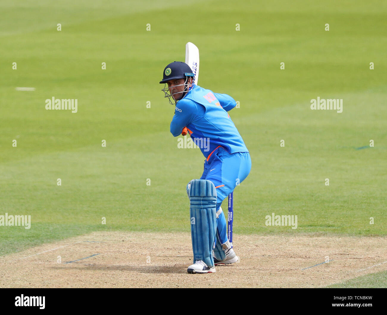 Mahendra Singh Dhoni Playing Cricket