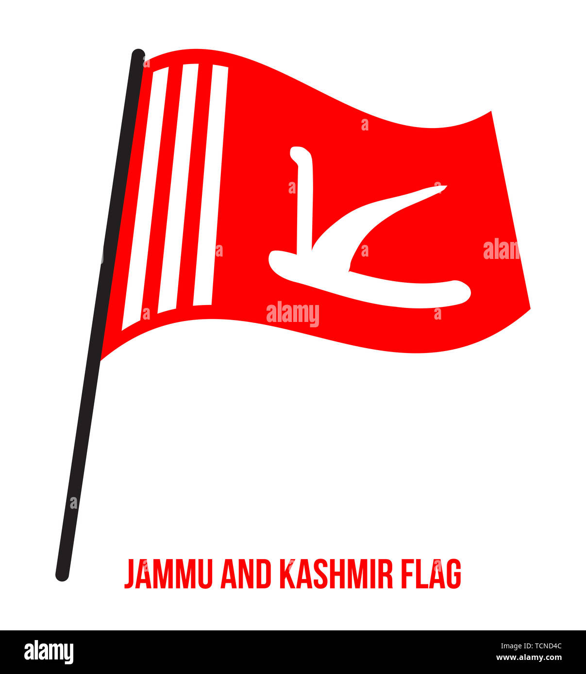Jammu and kashmir flag Cut Out Stock Images & Pictures - Alamy
