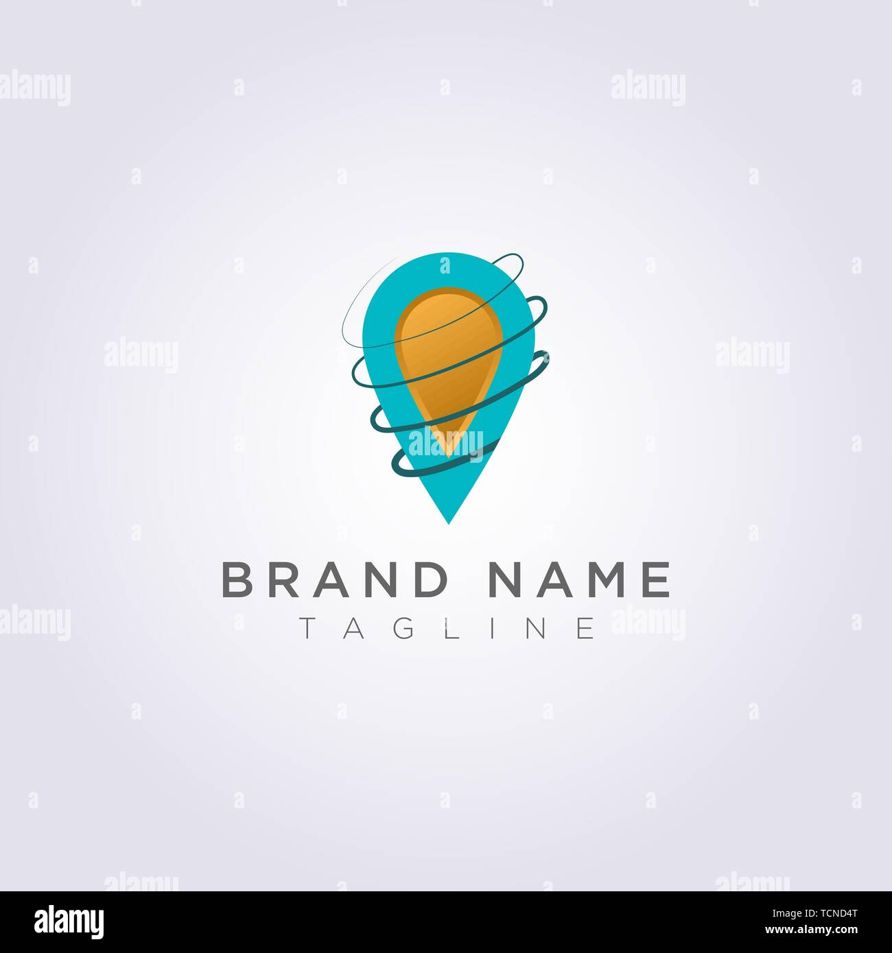 The line logo design encircles the destination symbol for your Business ...