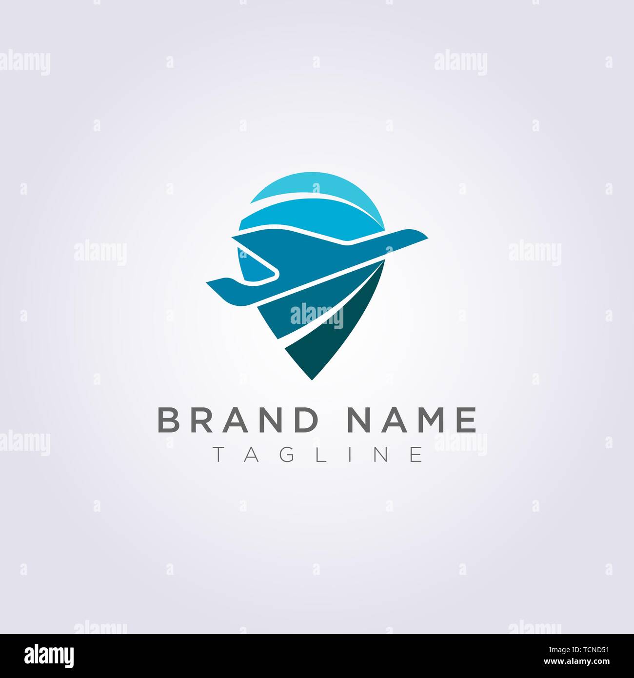 Logo Design Combined planes and destination symbols for your Business ...