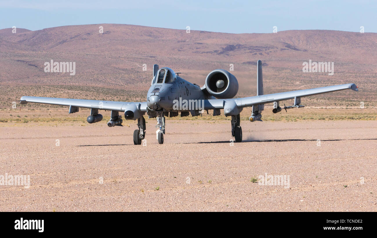 An A10 Thunderbolt II assigned to the Air National Guard’s 190th ...