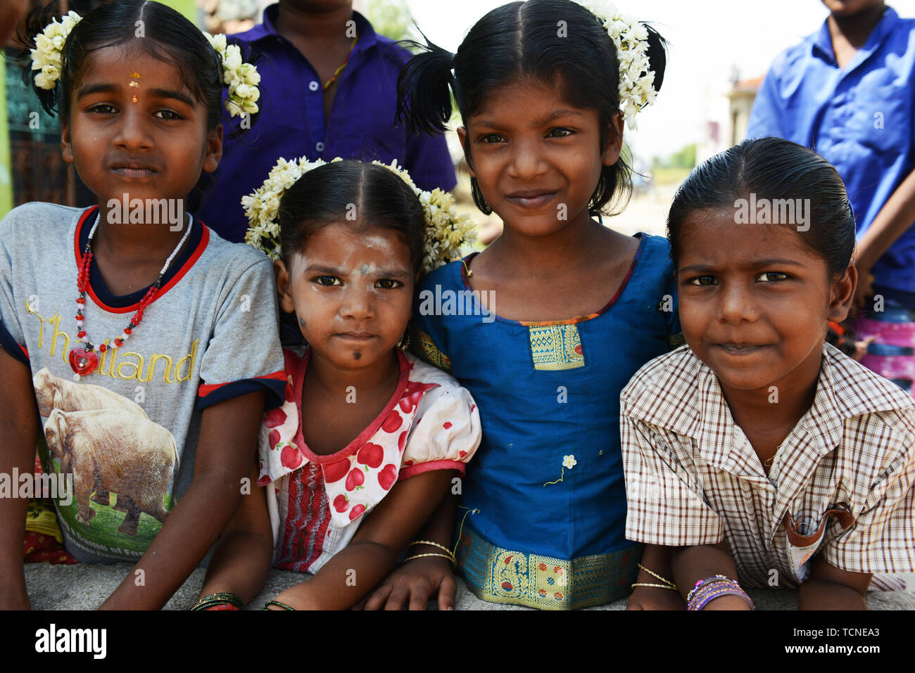 Tamil girls hi-res stock photography and images - Alamy