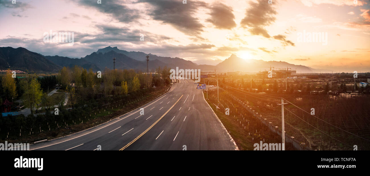 Chinese highway scenery Stock Photo - Alamy