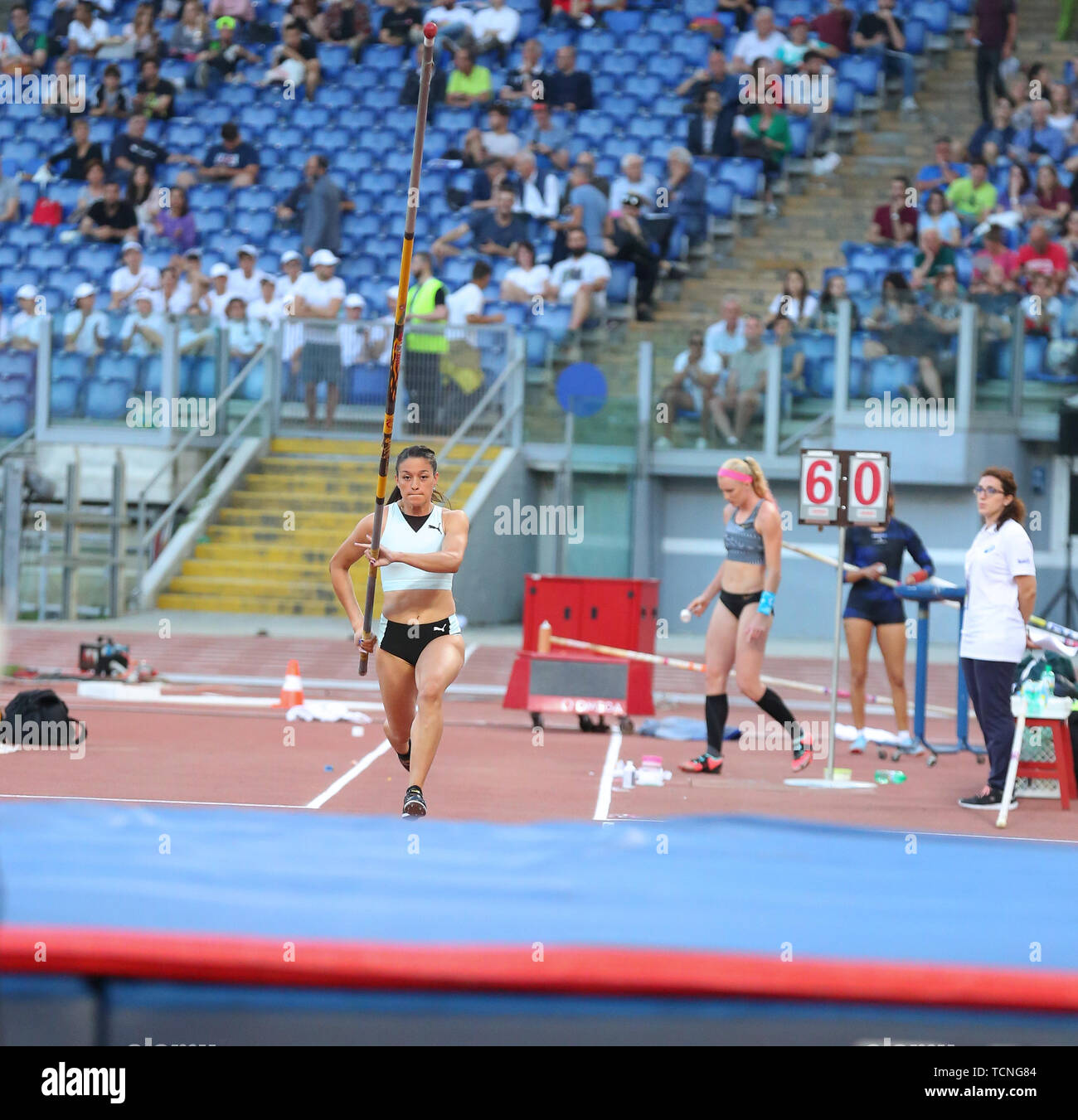 ROME, ITALY - JUN 06: Robeilys Peinado of Venezuela competes in the ...