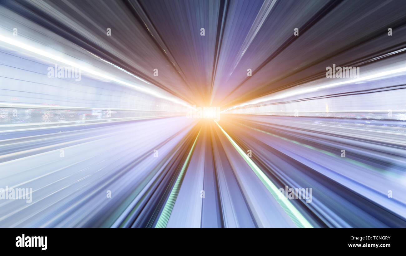 Mould and light abstract for the future. Fast motion of the future ...