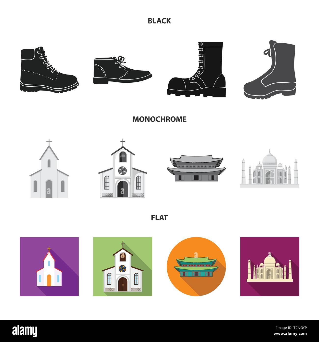 Japan catholic church Stock Vector Images - Alamy