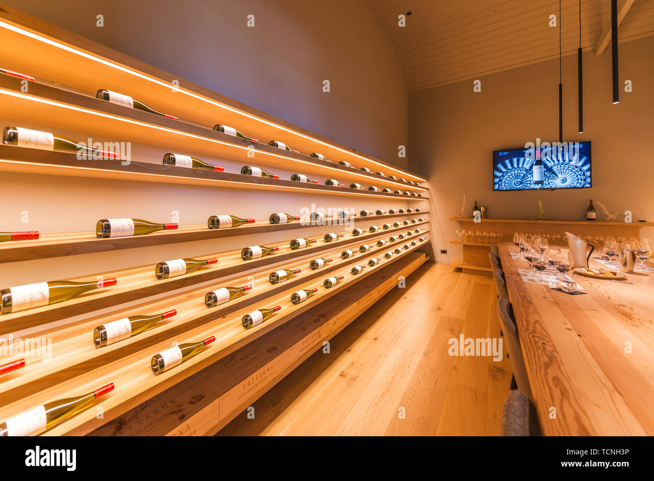 Australian wine winery Stock Photo - Alamy