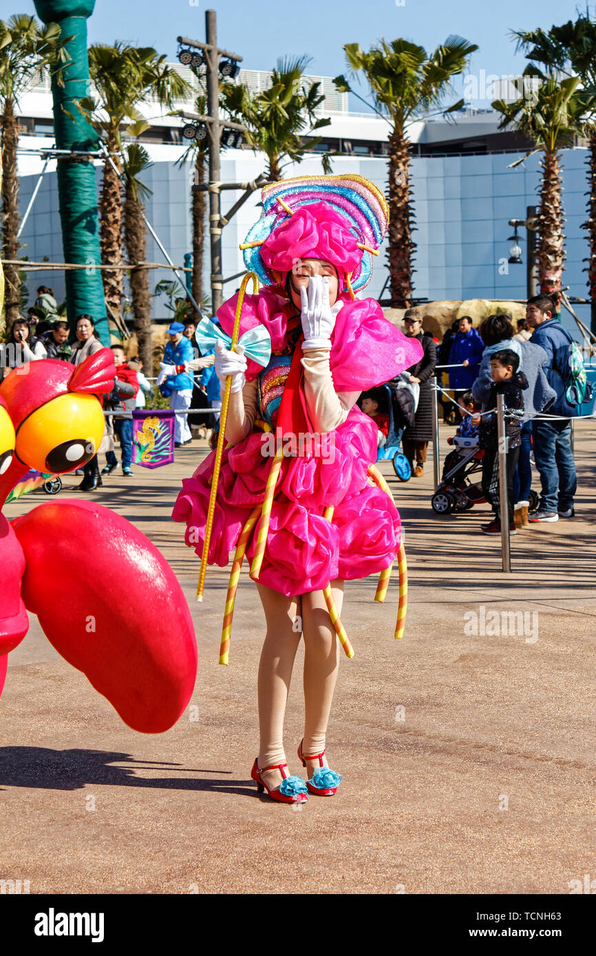 Shanghai Haichang Ocean Park float parade Stock Photo - Alamy