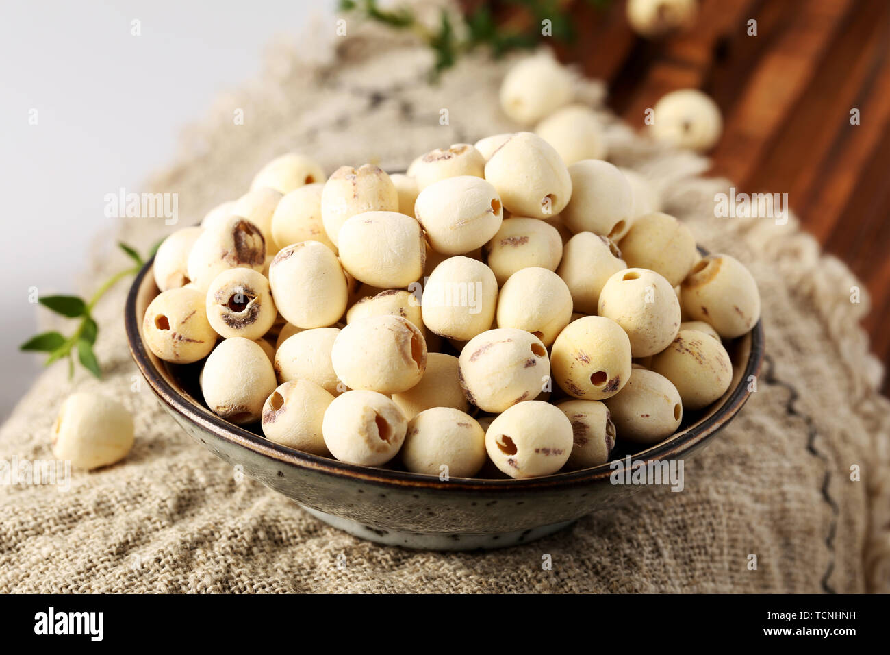 Lotus seed dry Stock Photo - Alamy