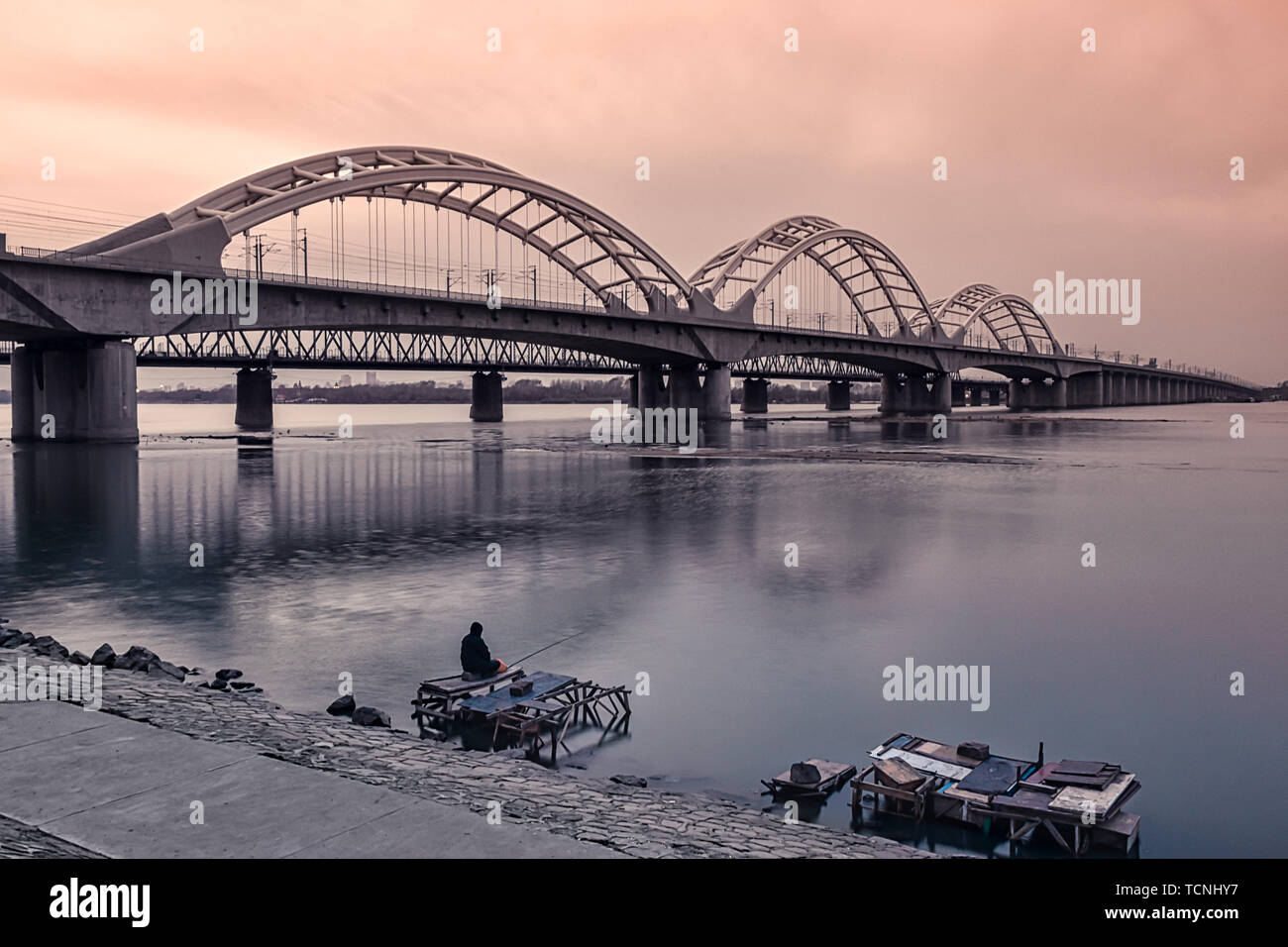 Heilongjiang and songhua river bridge hi-res stock photography and ...
