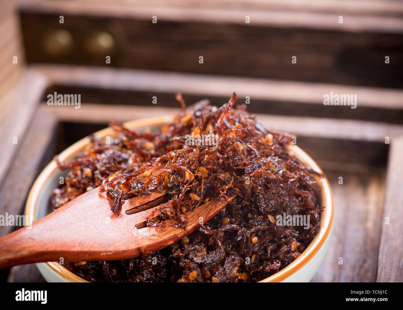 Beef shredded cabbage pickle pepper Stock Photo - Alamy