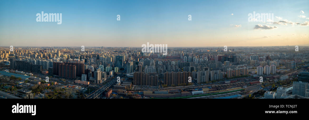 Panorama of beautiful planet Beijing skyline city Stock Photo - Alamy