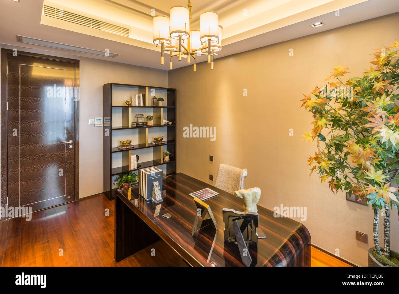 Interior of the model room Stock Photo - Alamy