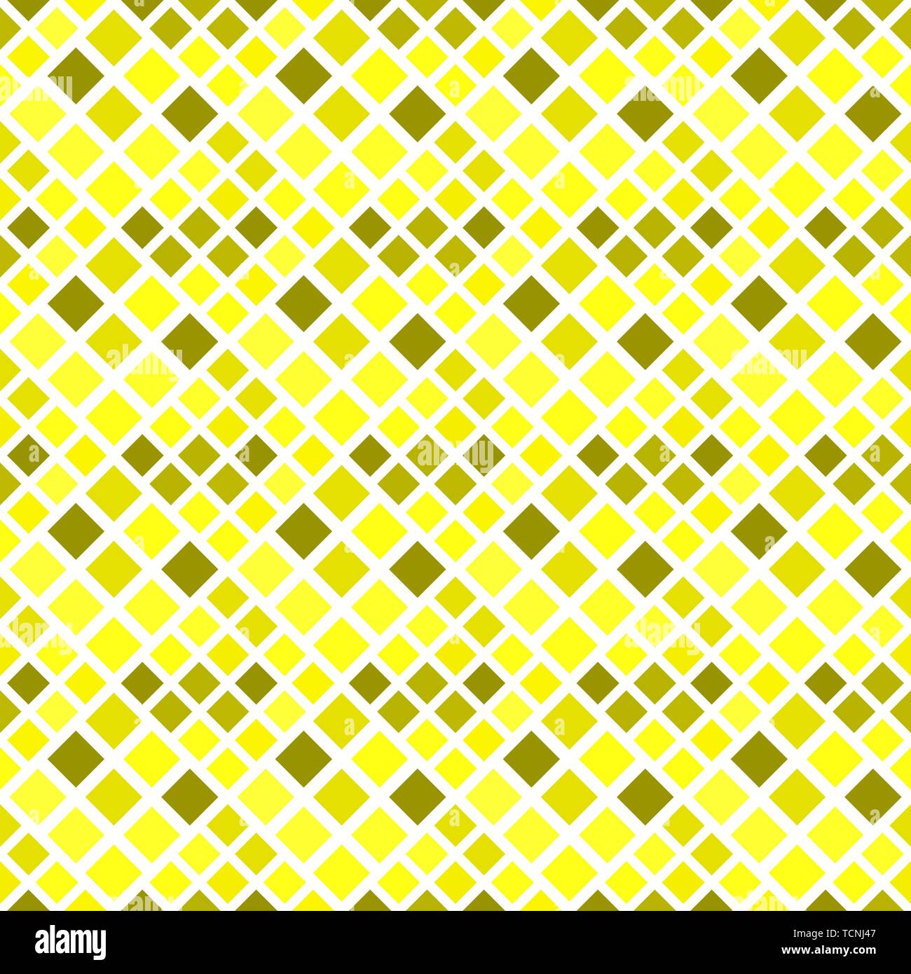 Geometrical square pattern background - yellow vector graphic from diagonal squares Stock Vector ...