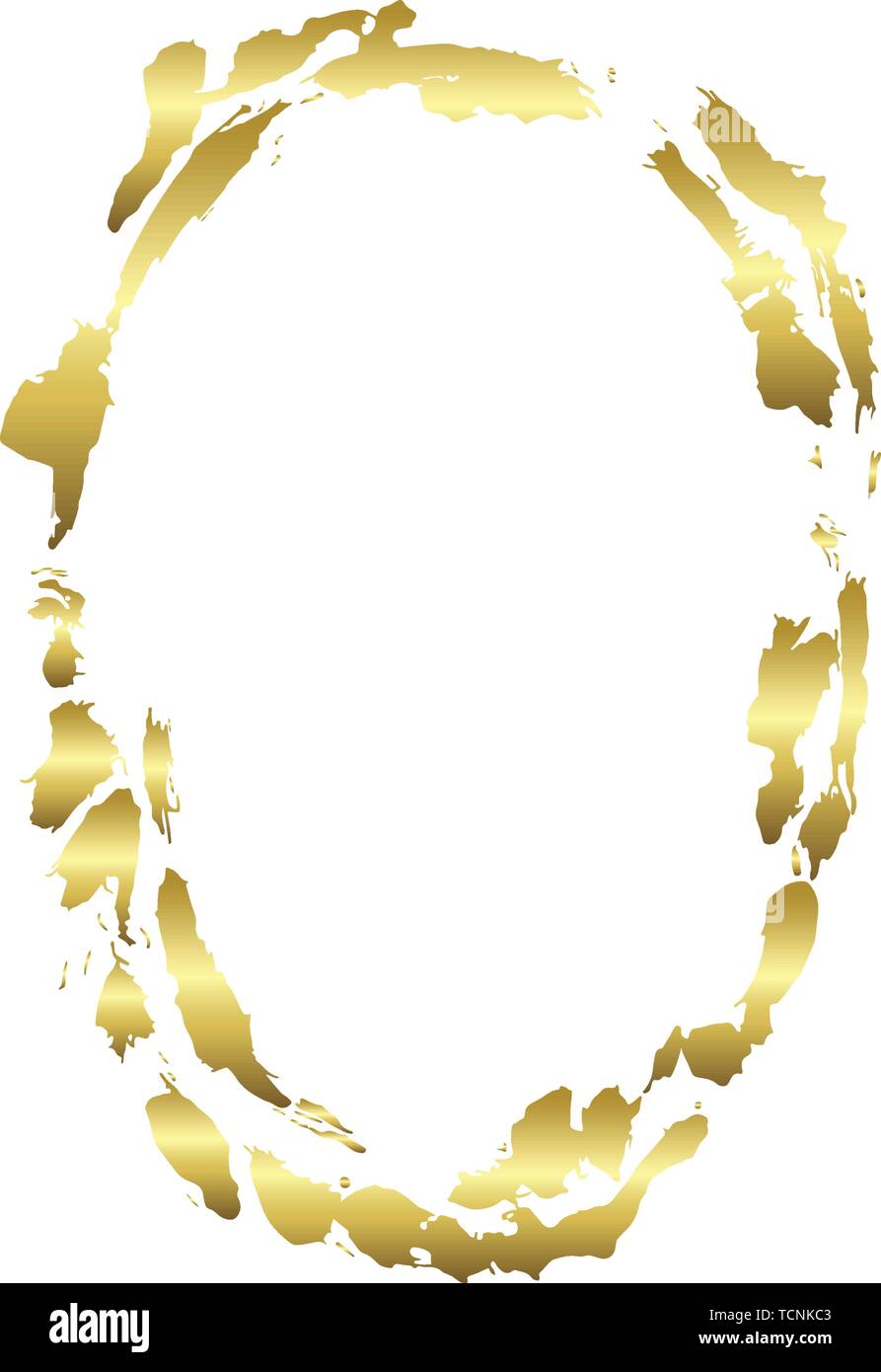 Vector Set of dry brush frames. Hand drawn artistic frames. Grunge ...