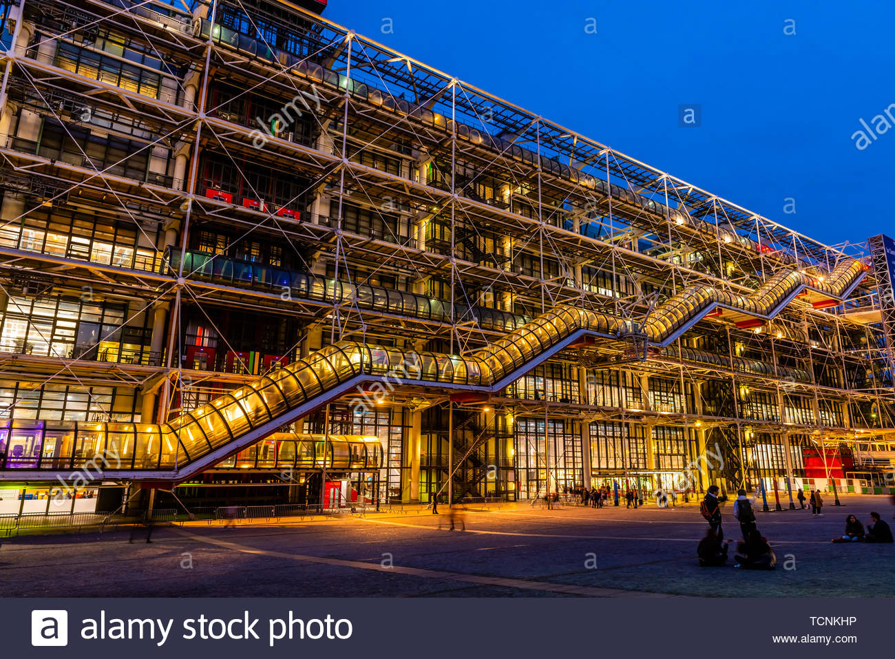 Centre Pompidou Paris Renzo Piano Stock Photos & Centre Pompidou Paris ...