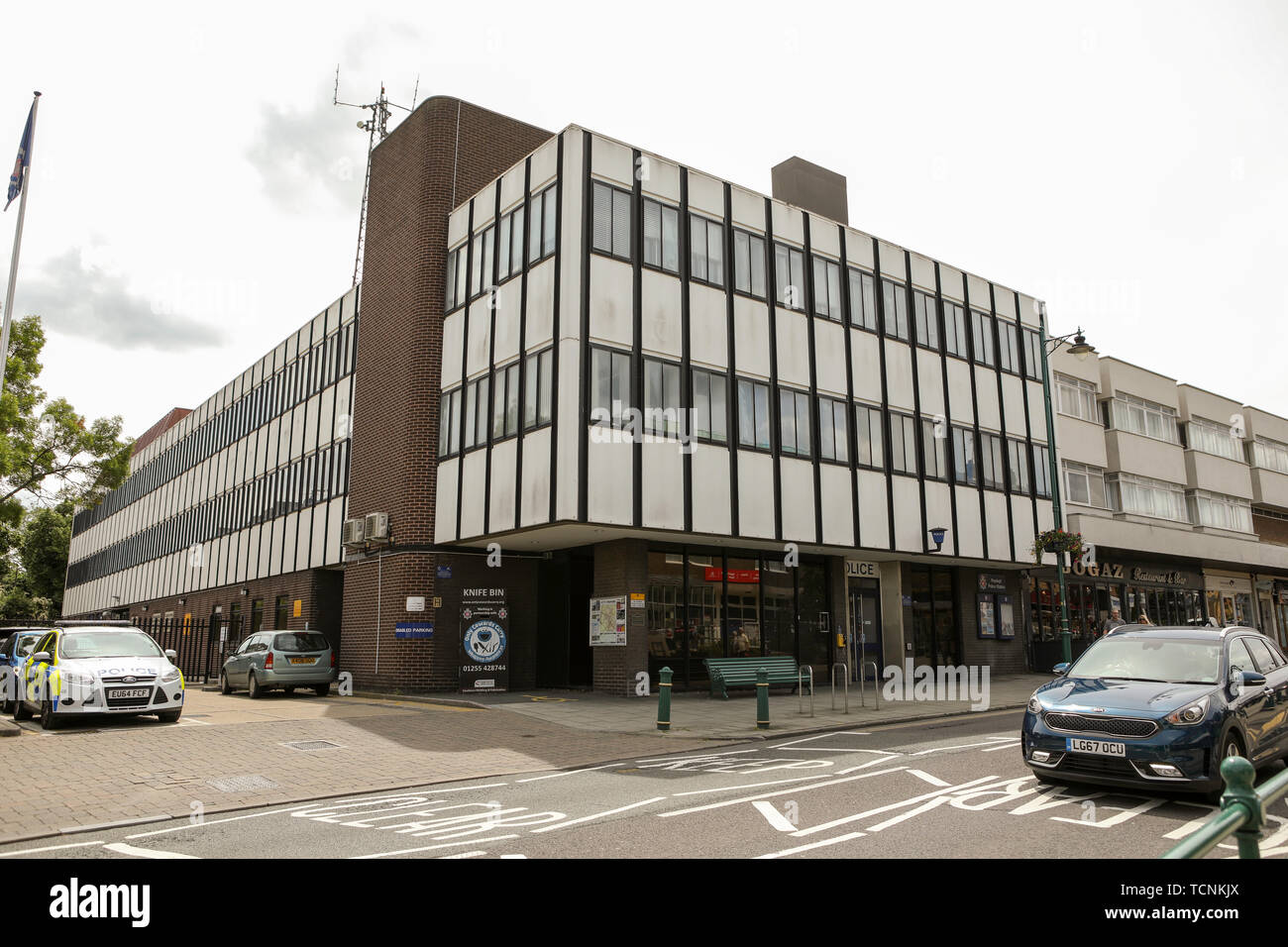 Rayleigh High Street, Rayleigh, UK. 9th June, 2019. Rayleigh Police ...