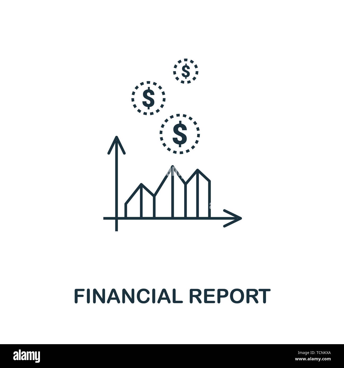 Financial Report Icons