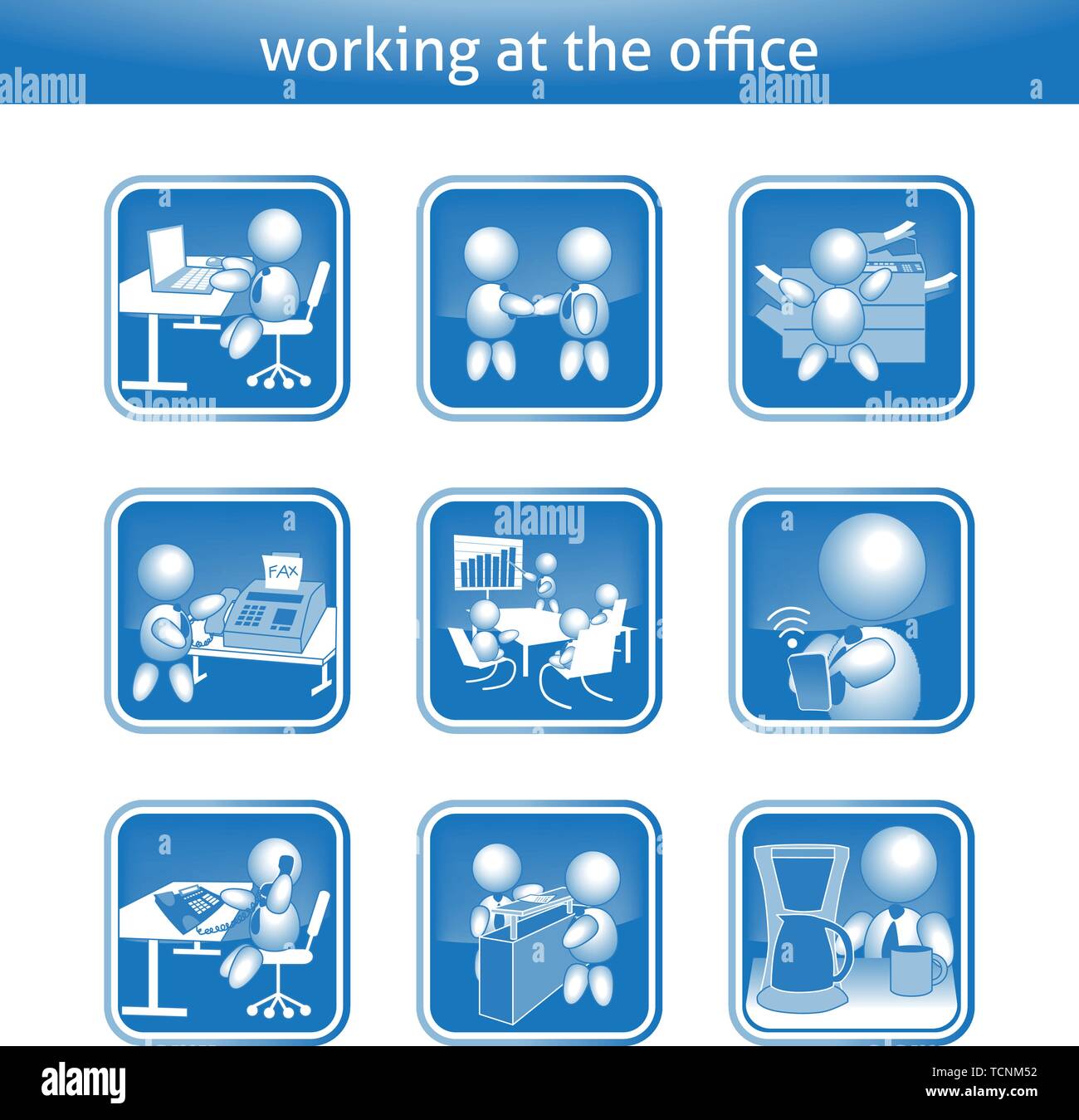 button icon buttons vector male stick figure office job work working ...