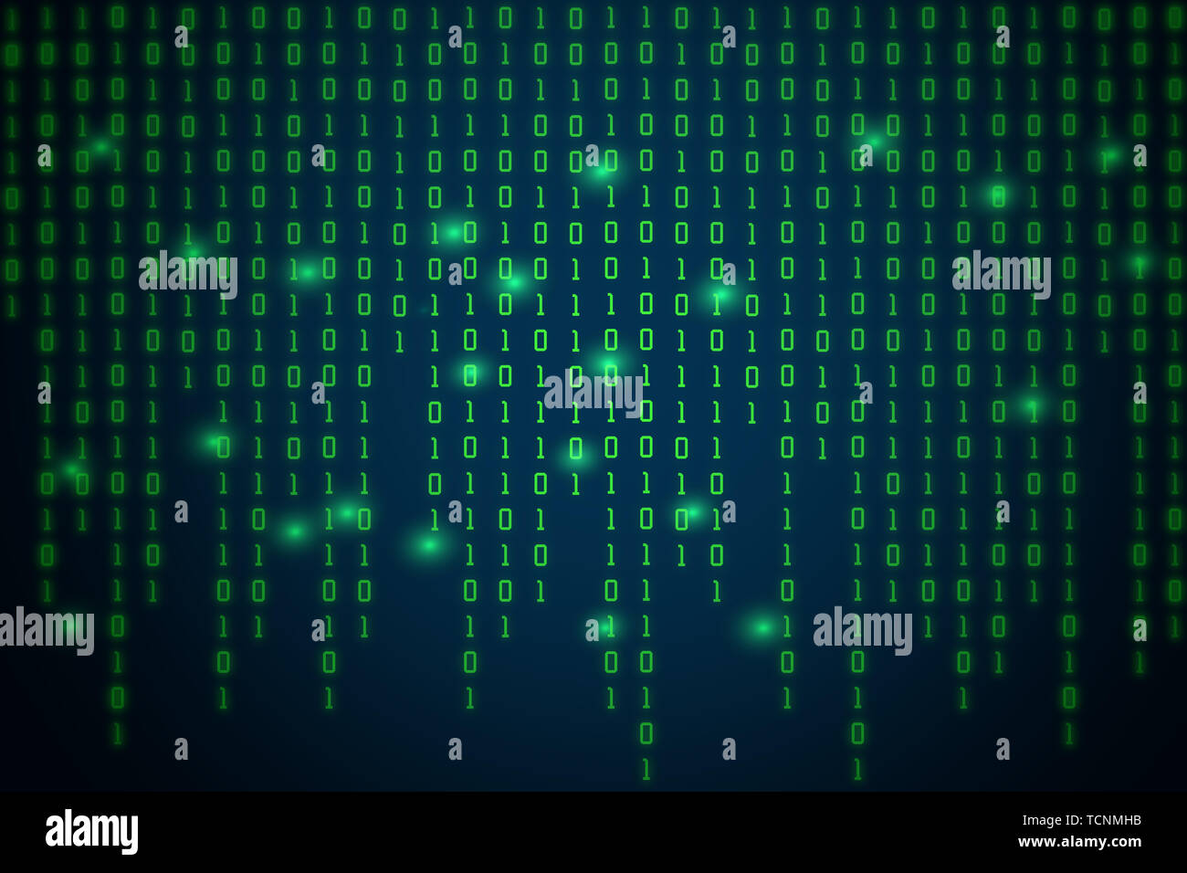 Digital matrix background for binary codes 0 and 1 Stock Photo - Alamy