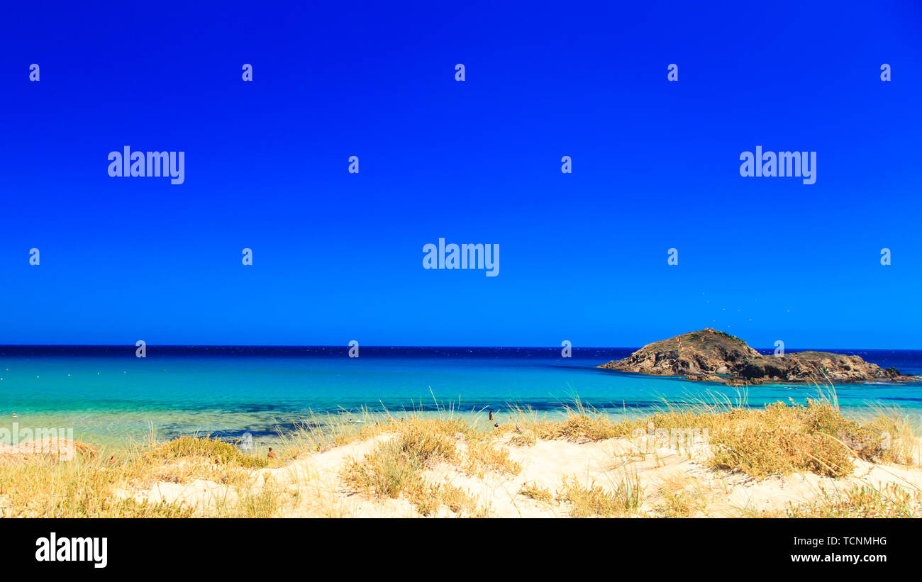 a summer day at the beach in Sardinia, Italy Stock Photo - Alamy