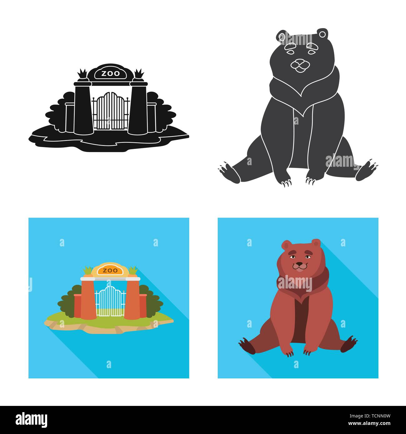 Safari park gate Stock Vector Images - Alamy