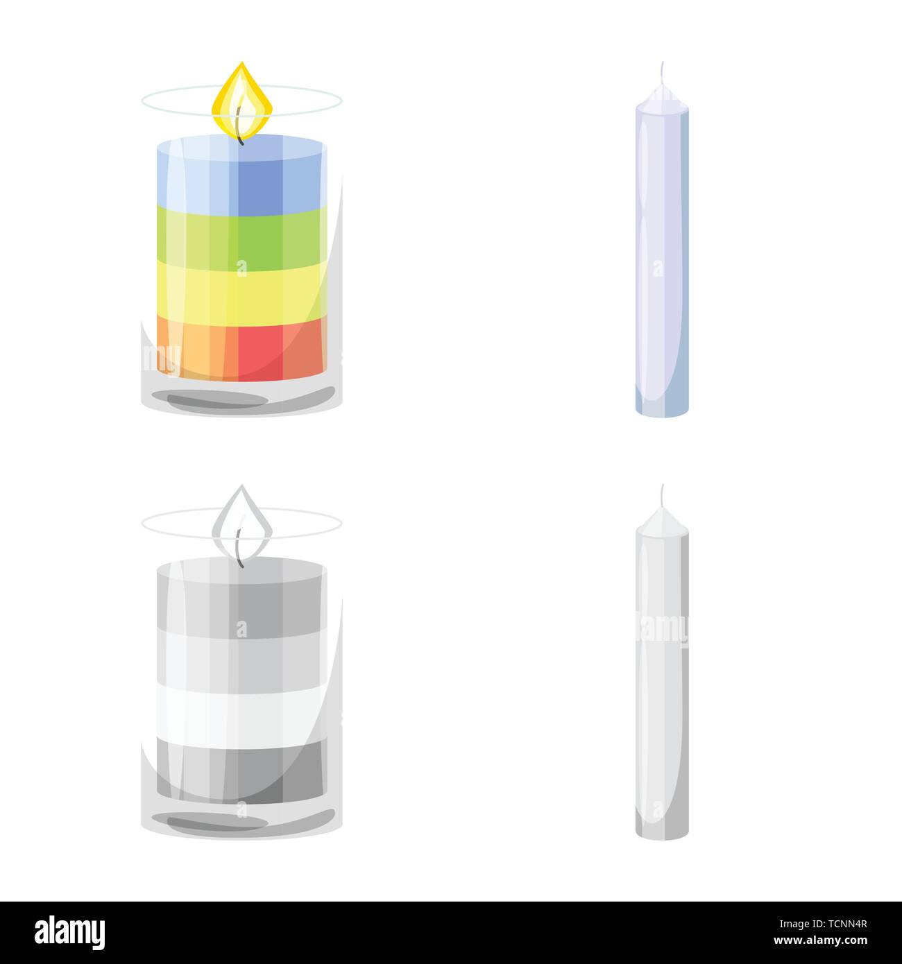 candle,glass,tall,transparent,lit,romantic,objects,cylinder,memorial ...