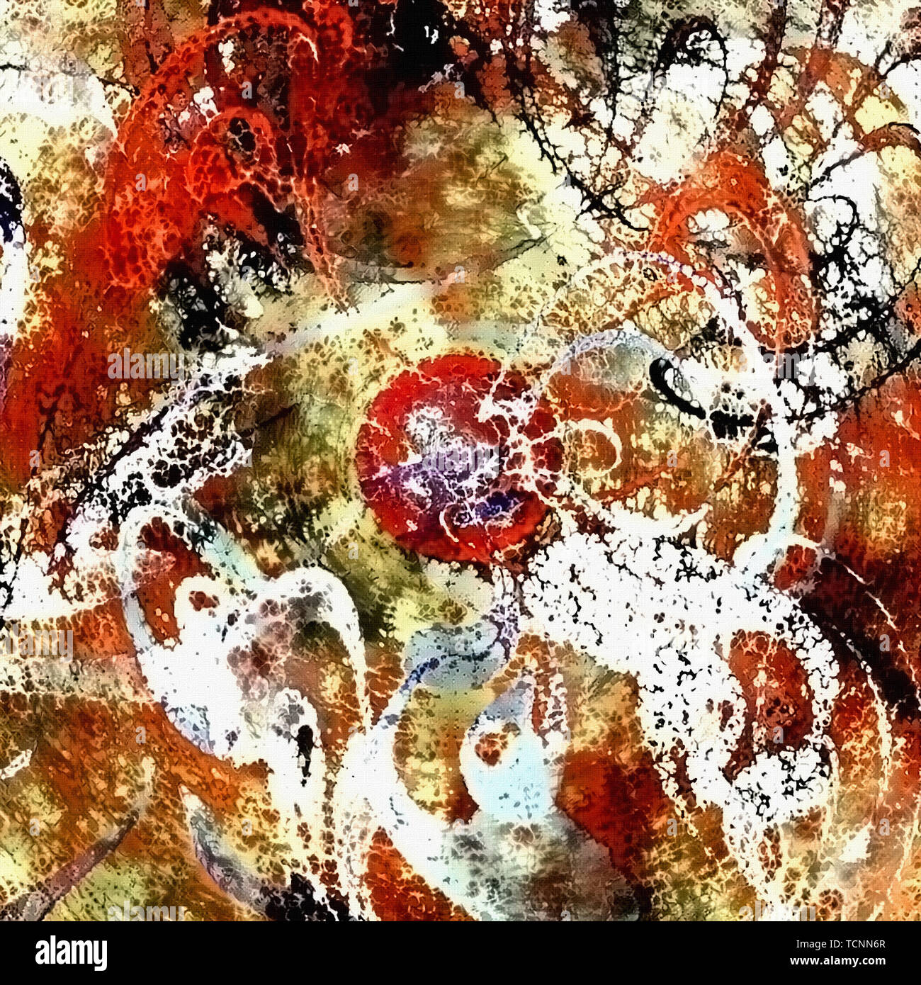 Modern digital abstract painting Stock Photo - Alamy