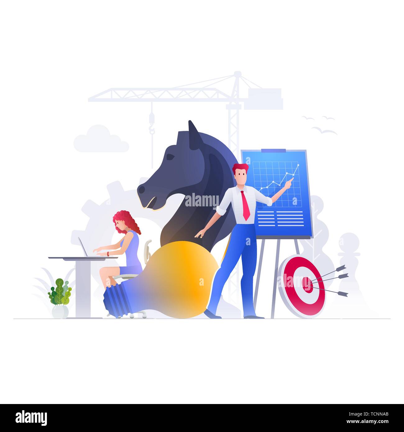 Management strategies Stock Vector Images - Alamy