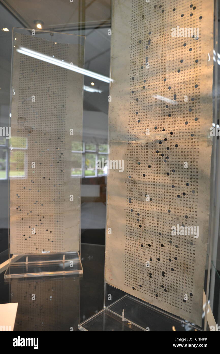 Bletchley park museum enigma hi-res stock photography and images - Alamy