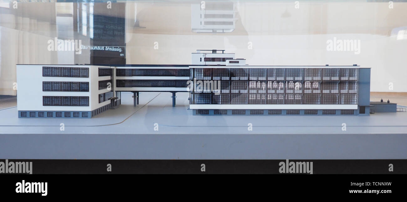 DESSAU, GERMANY - CIRCA JUNE 2019: The Bauhaus art school iconic ...