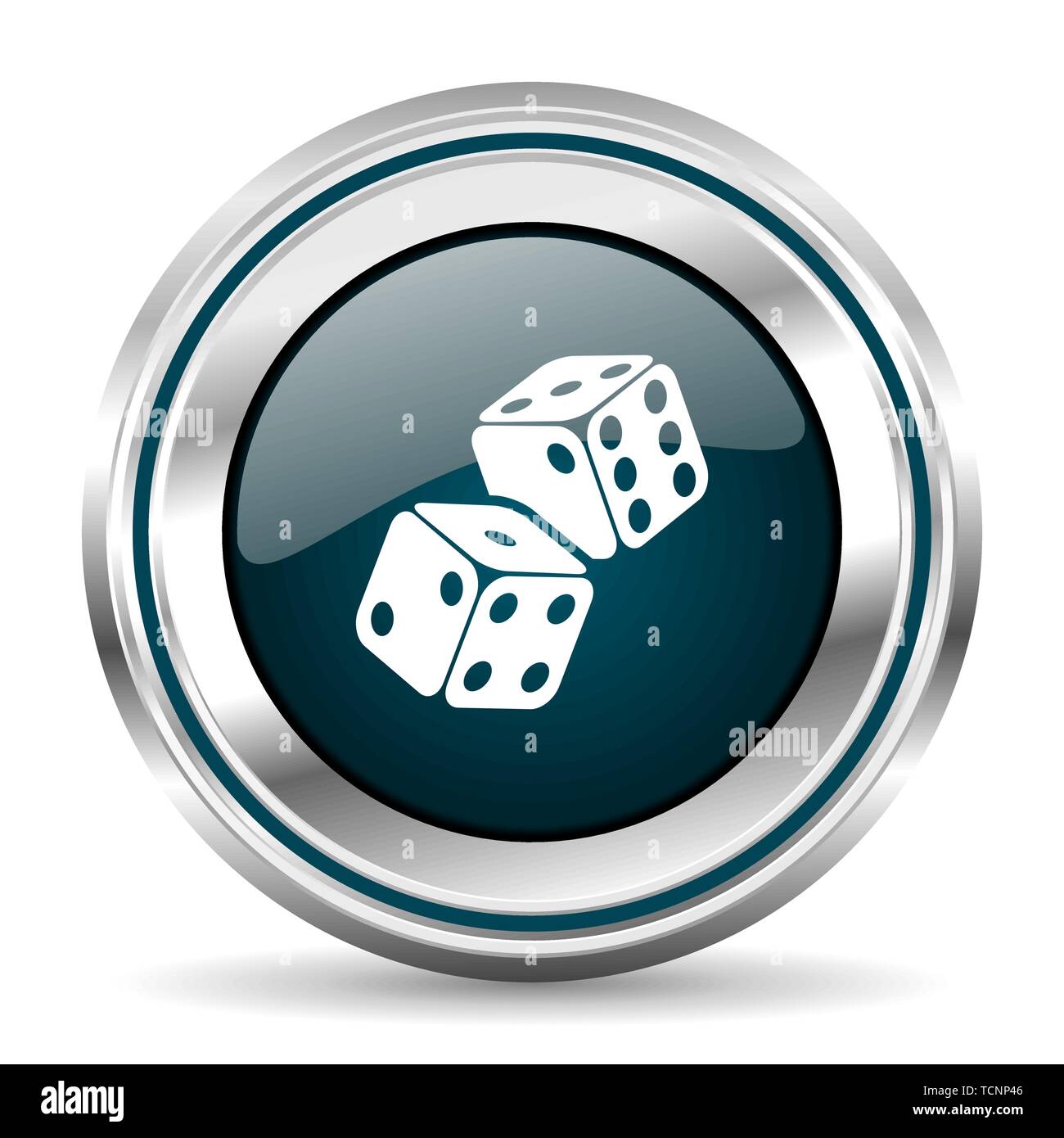 Round dice Stock Vector Images - Alamy