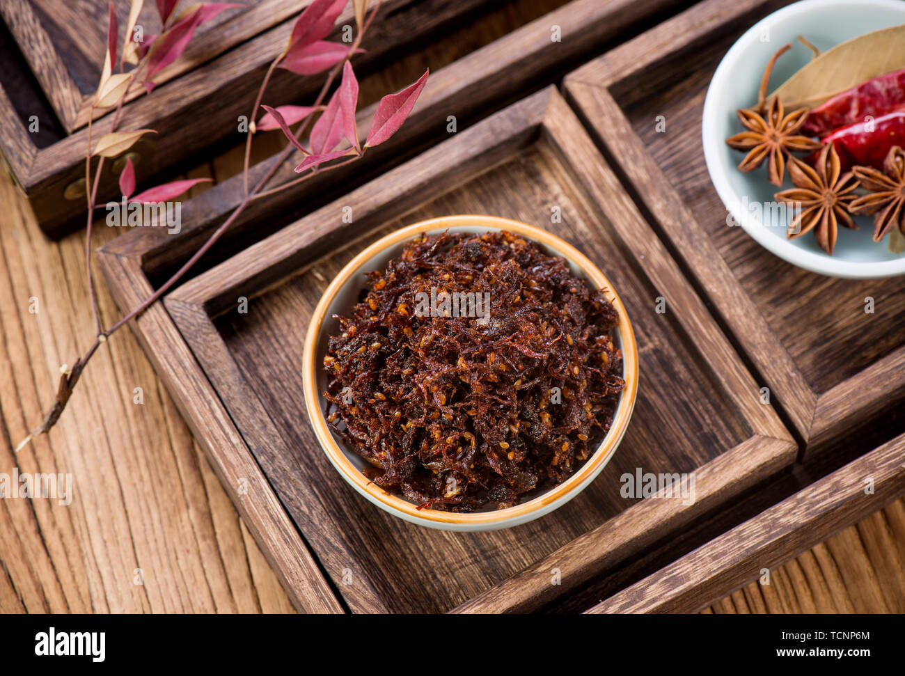 Beef shredded cabbage pickle pepper Stock Photo - Alamy