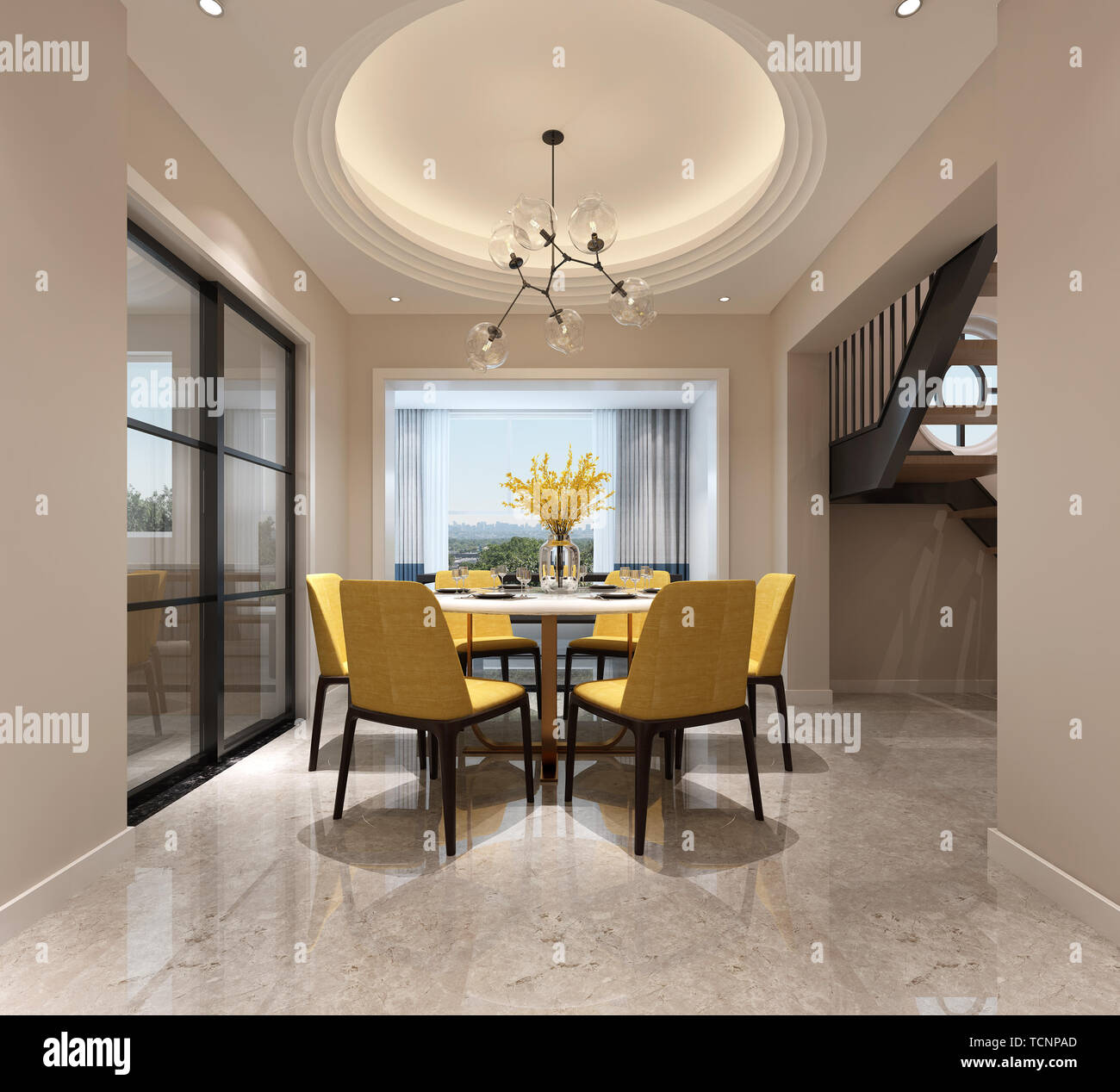 Bedroom, living room, tea room, study, dining room, bar, garden Stock ...