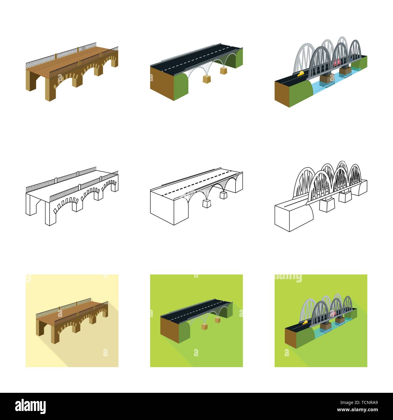 Vector design of connection and design symbol. Set of connection and ...