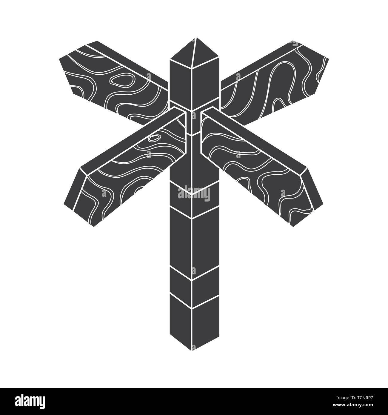 Vector illustration of signage and sign icon. Collection of signage and ...