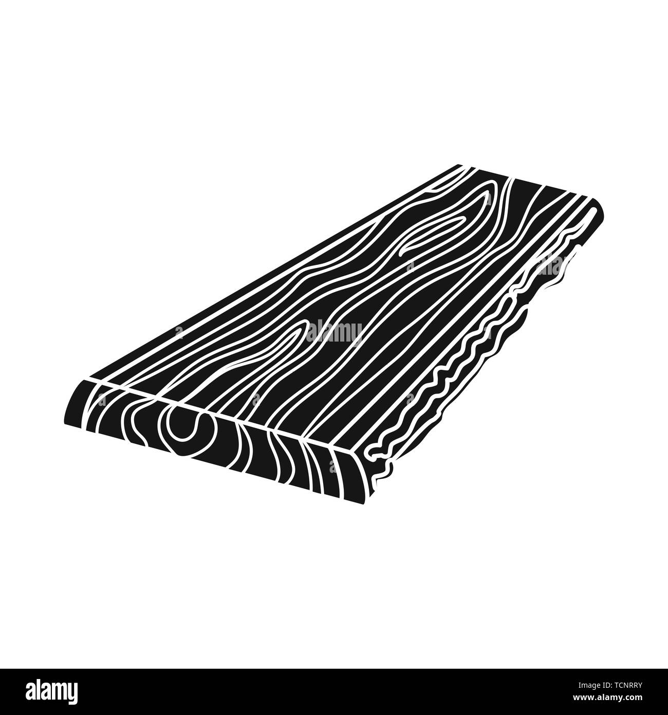 Vector design of plank and piece icon. Collection of plank and trunk ...