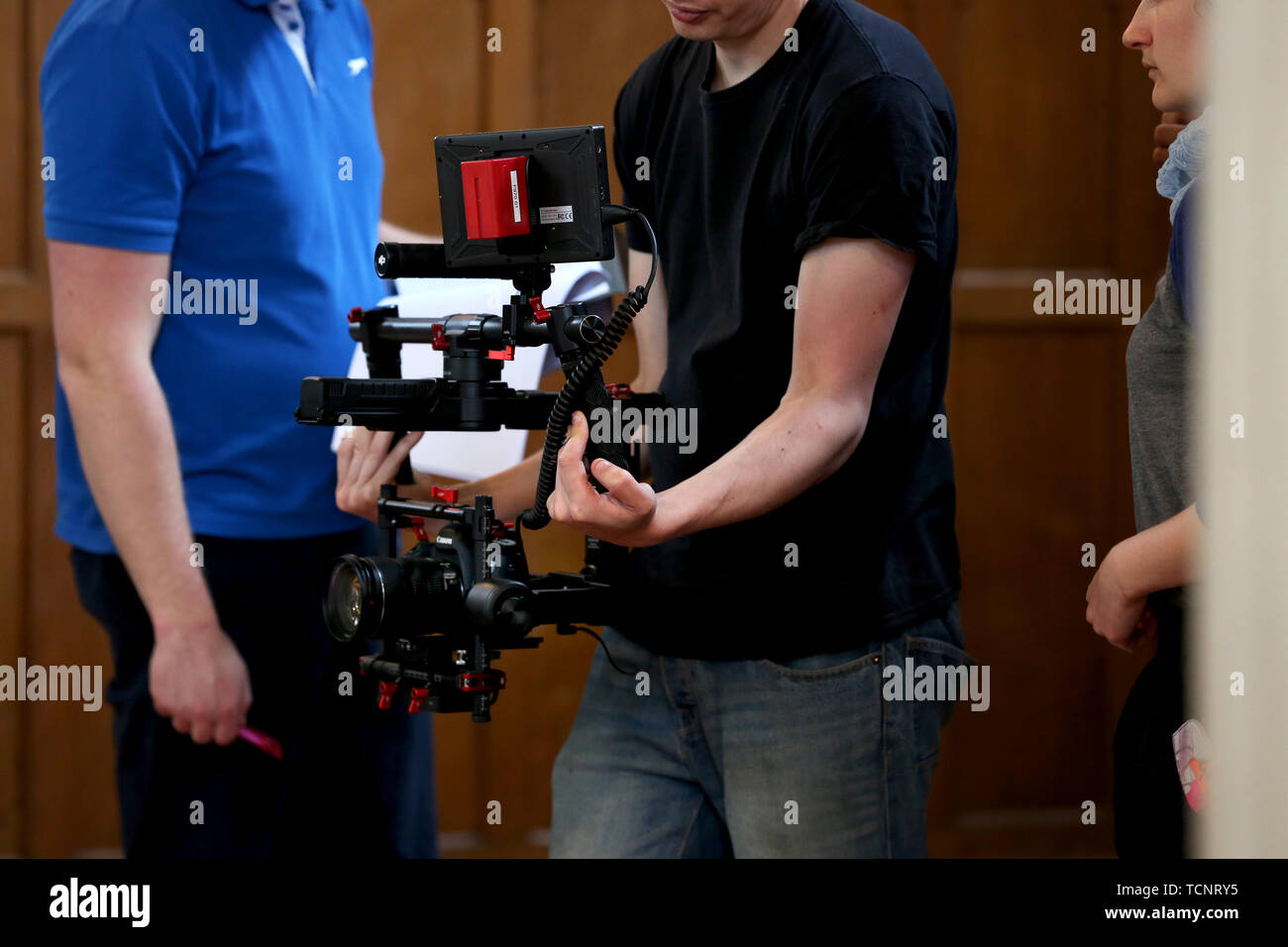 Filming team hi-res stock photography and images - Alamy